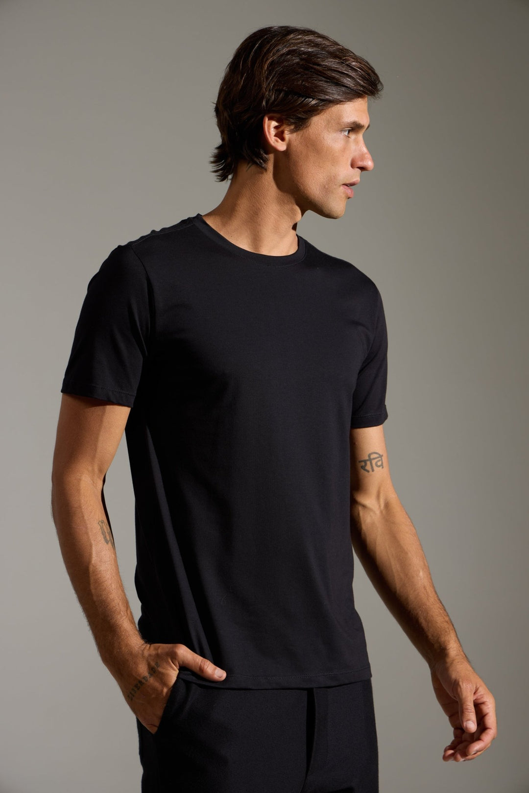 CAMISETA ESSENCIAL ZERO ALGODÃO PIMA - MARINHO | Vörr Brasil